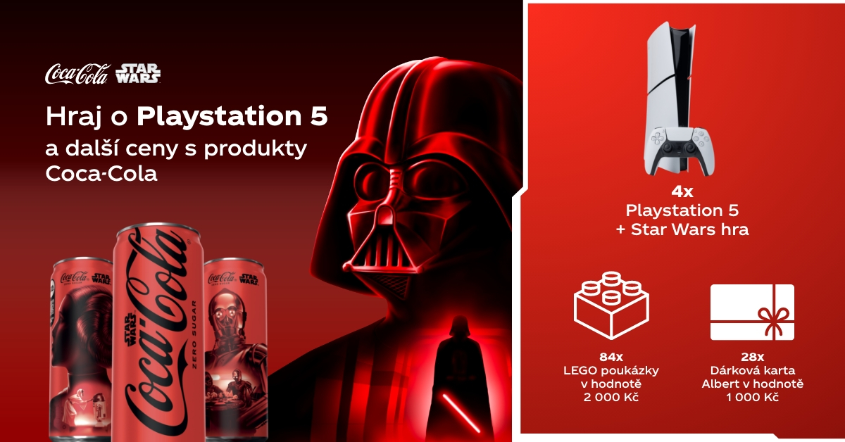 Hrajte o Playstation 5 a další výhry s produkty Coca-Cola :: Coca-Cola ...